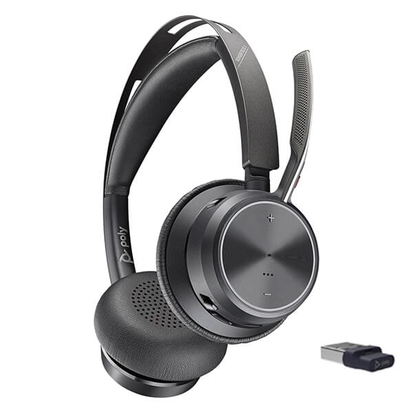 Poly Voyager Focus 2 UC Wireless Headset & Stand | 213727-01 | 77Y86AA ...